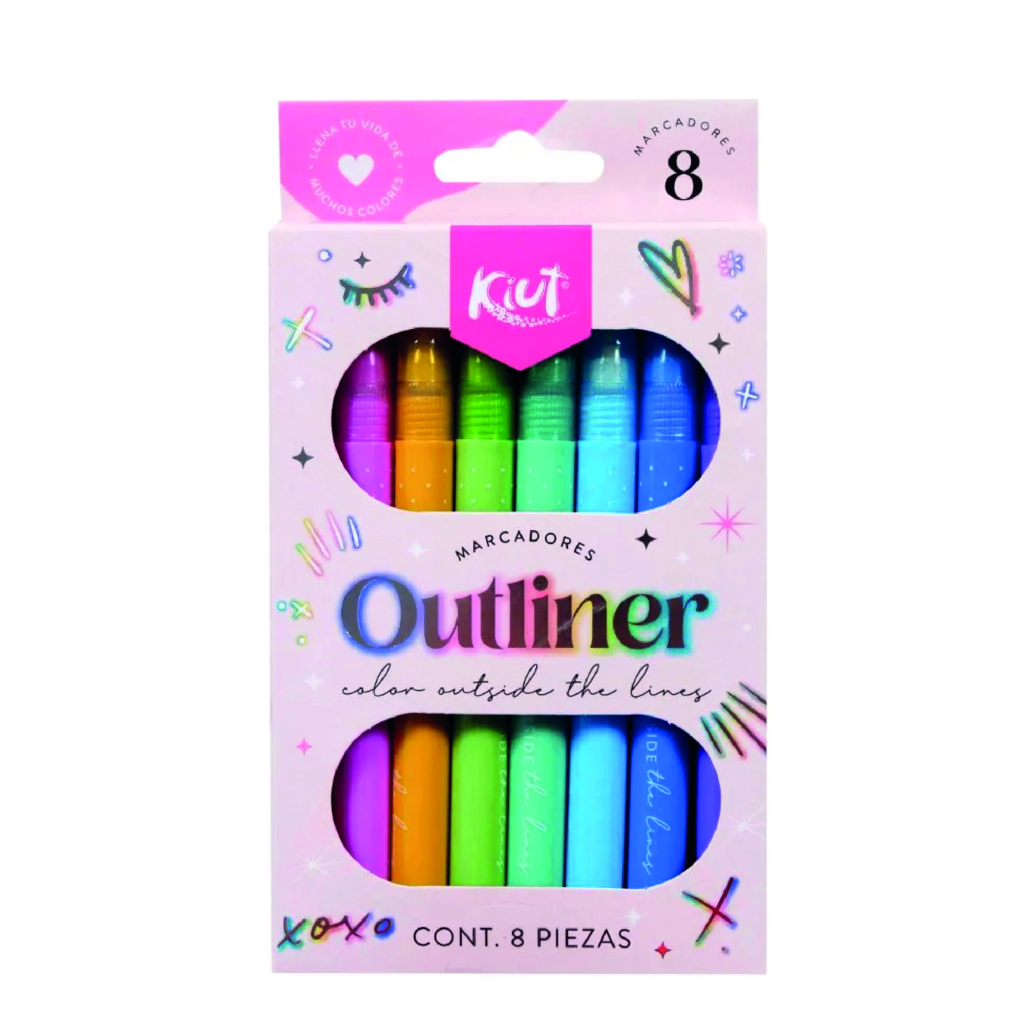 Marcador Kiut *8 und Outliners – Amá Tienda Virtual